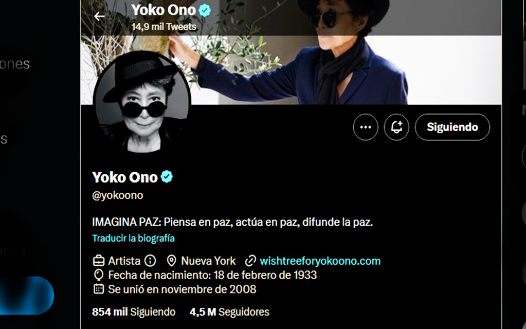 Yoko Ono: La viuda negra transformada en ángel. – Lo Real Maravilloso
