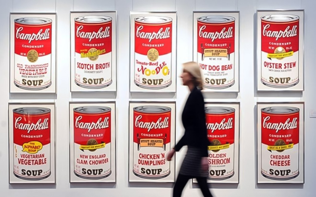 Las millonarias latas de sopa Campbells de Andy Warhol. – Lo Real ...