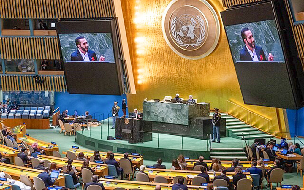 Cronología de los discursos de Nayib Bukele en la ONU. – Lo Real ...